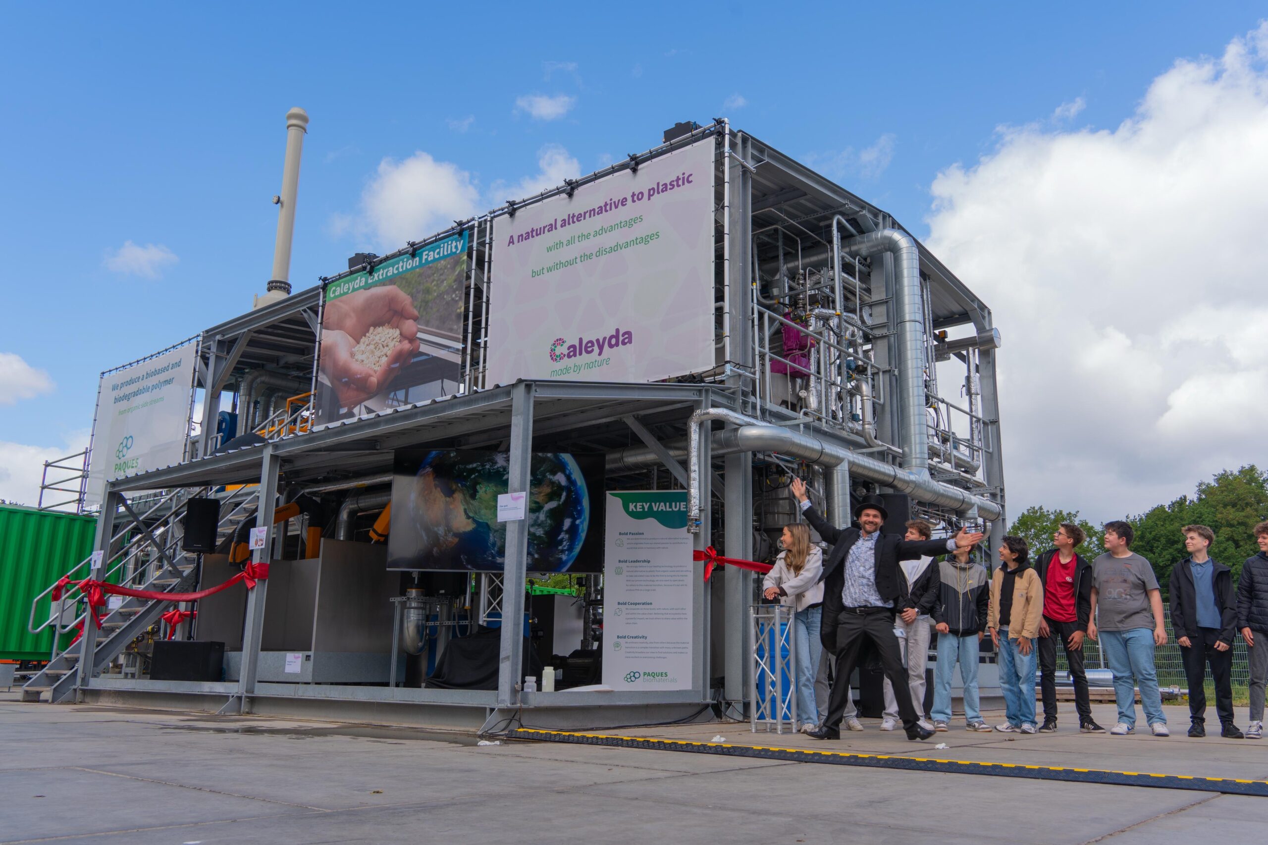 Opening Caleyda Extraction Facility - Paques biomaterials